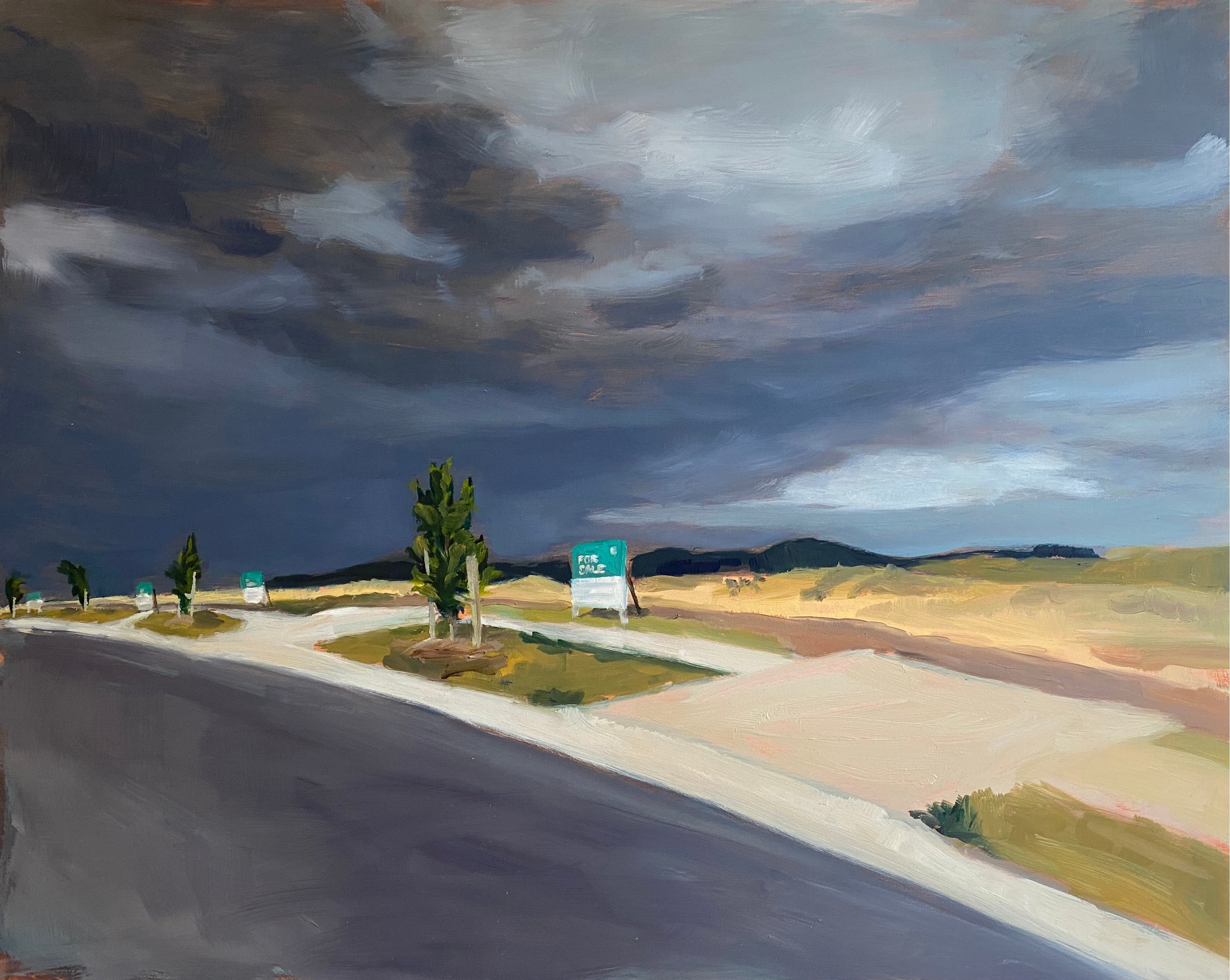 Brunswick Street Gallery - Blue Poles is not a Park | Katie Hayne
