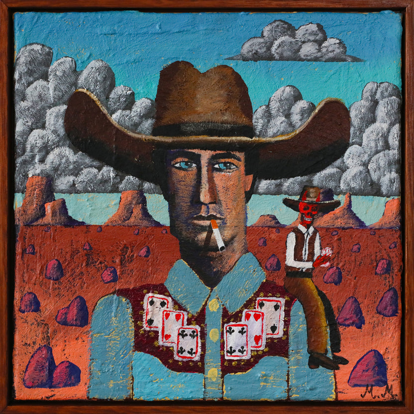 Brunswick Street Gallery - Mickey Mason | Gambling with the Devil Cowboy