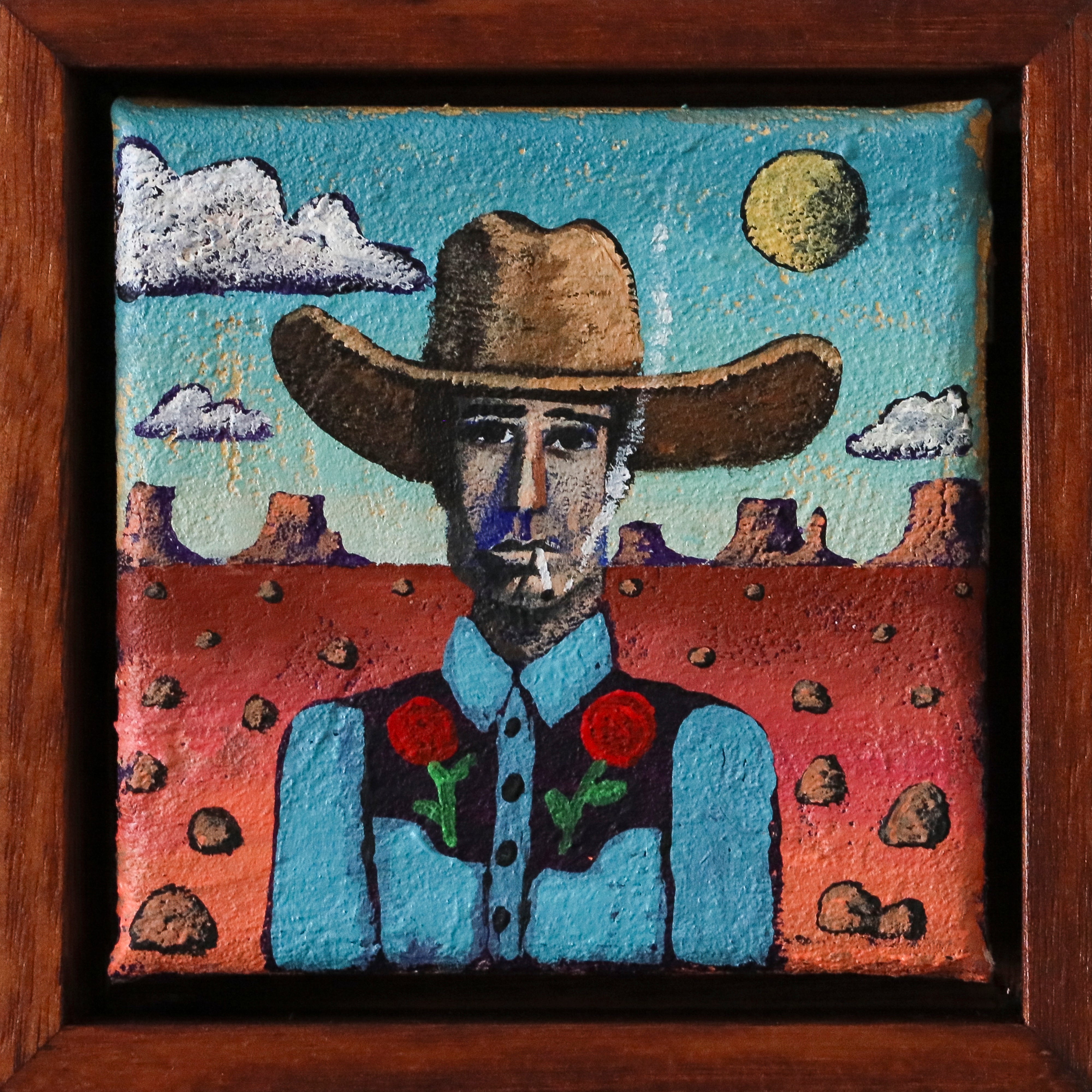 Brunswick Street Gallery - Mickey Mason | Miniature Monument Valley Cowboy