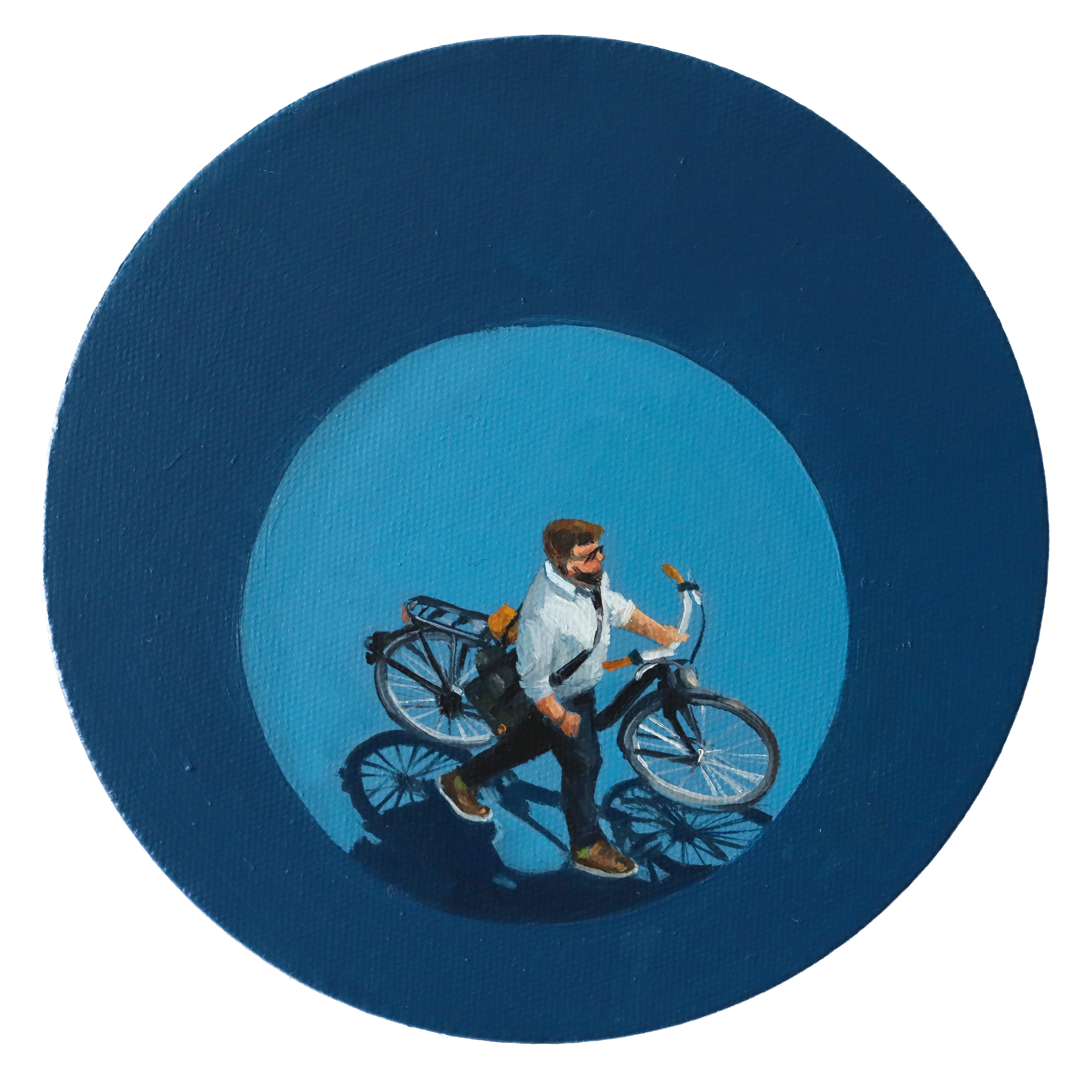 Brunswick Street Gallery - Zory McGrath | Rider's Spot #blue